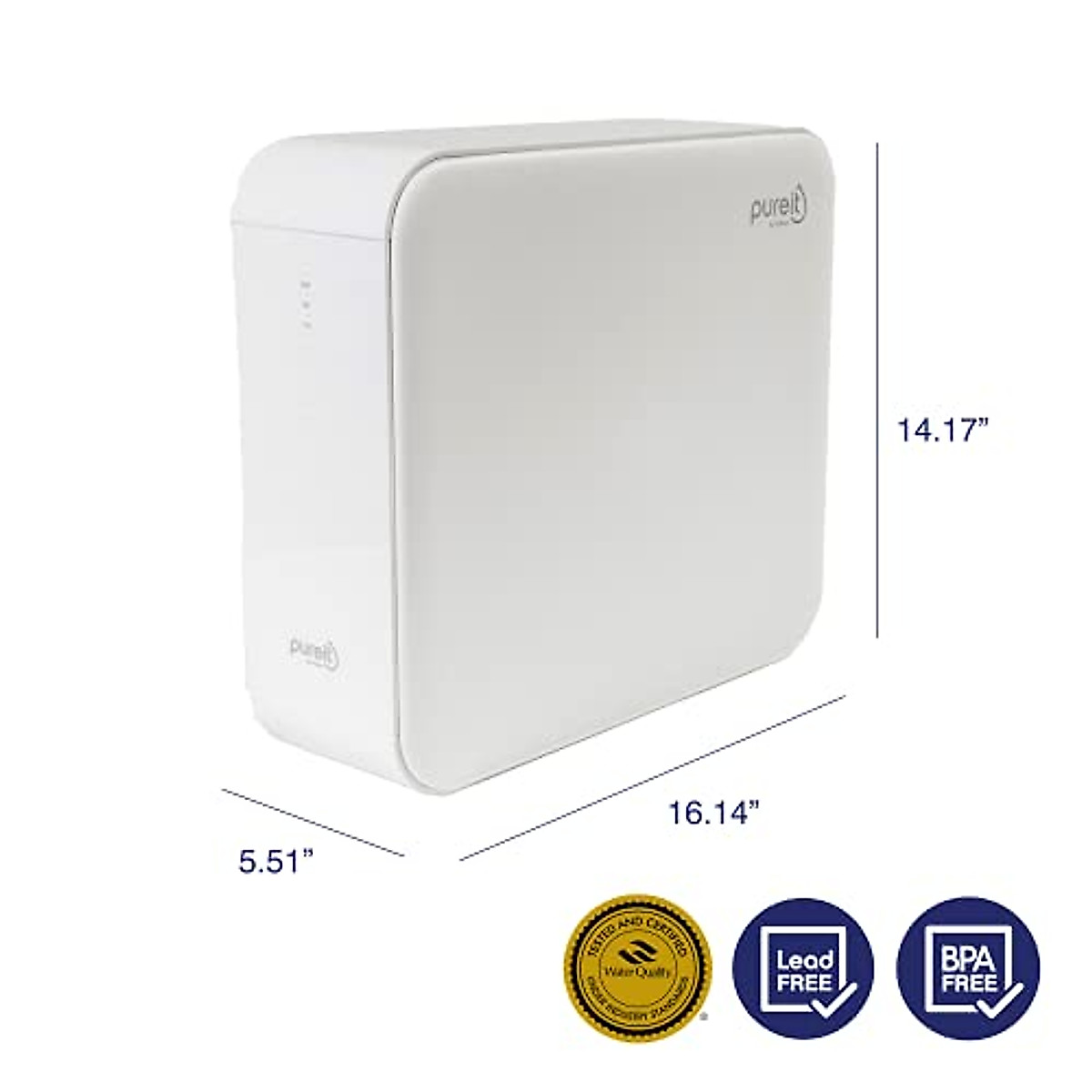 Pureit 5 Series UR5440 RO Reverse Osmosis Water Purifier, DURAViva Filtration Tech, WQA Gold Seal-Certified, 90%+ TDS Removal