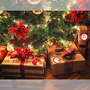 HongyiTime 144 Count Tags Sticker,Christmas Present Labels,48 Jumbo Designs Christmas Stickers Name Tags,Holiday Present Label (Small)