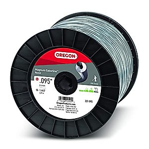 Oregon 22-595 Magnum Gatorline Round Trimmer Line .095-Inch by 1443-Foot