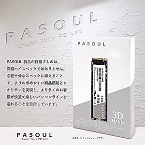 PASOUL SSD 128GB SATA M.2 2280 6GB/s Compliant 3D TLC Max Read 530MB/s Write 400MB PAM2280M2-128