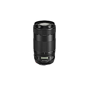 Canon Cameras US EF 70-300 is II USM 70-300mm f/4-5.6 Fixed Zoom Camera Lens, Black (0571C005)