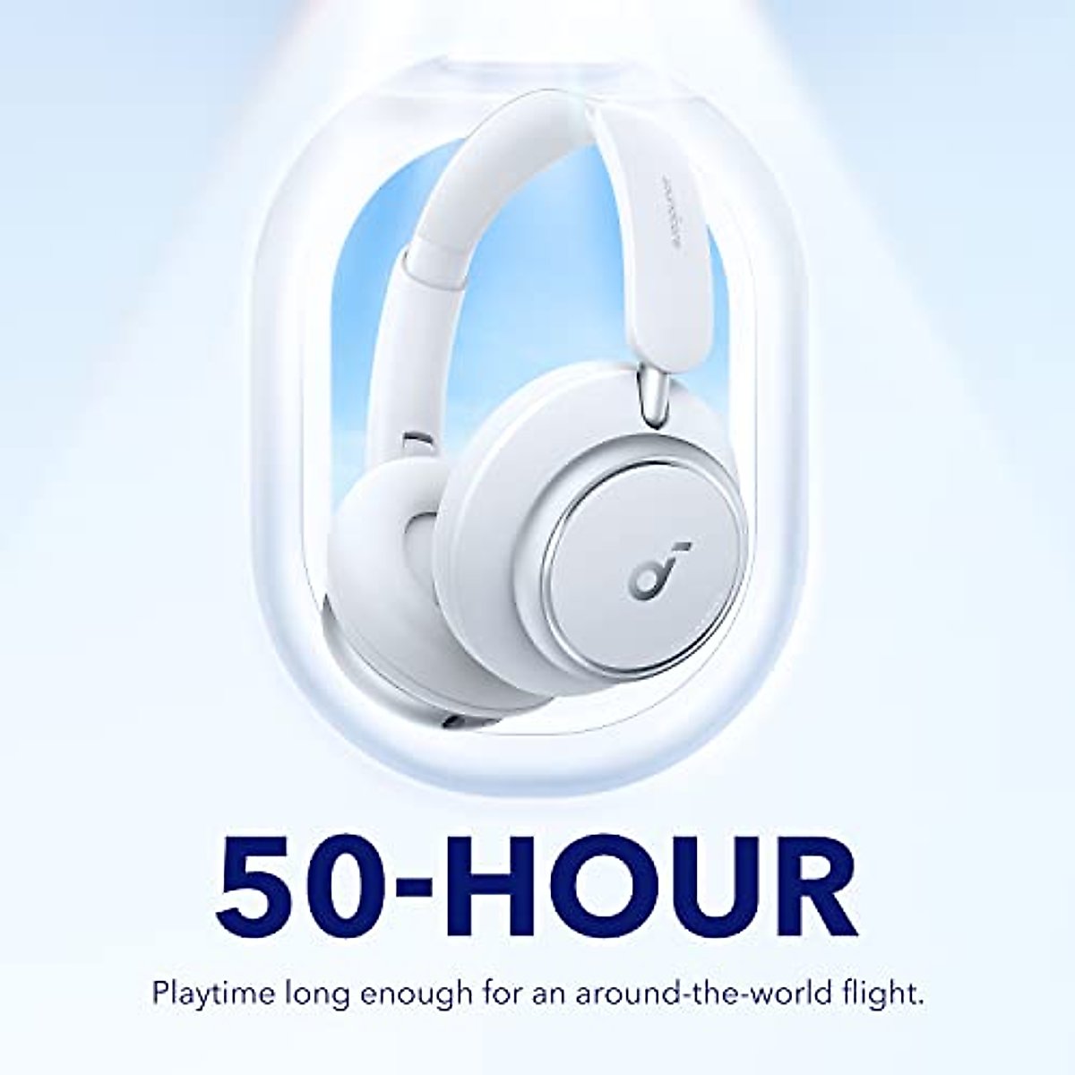 Soundcore by Anker Space Q45 Adaptive Active Noise Cancelling Headphones, Reduce Noise by Up to 98%, 50H Playtime, App Control, LDAC Hi-Res Wireless Audio, Comfortable Fit, Clear Calls, Bluetooth 5.3