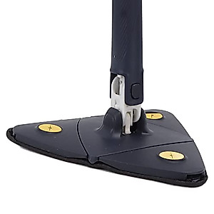 Extendable Triangle Mop, 360 Rotatable Adjustable Cleaning Mop Wall Mop Wall Cleaner Wall Scrubber for Home Bathtub Floor Wall