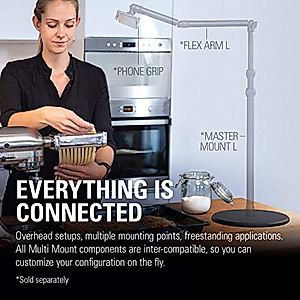 Elgato Heavy Base, Freestanding Premium Weighted Base for easy Mounting, Moving and Adjusting of Lights, Cameras, and Microphones, for Streaming, Videoconferencing, and Studios, requires Multi Mount