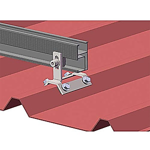 Solar mounting clamp for trapezoidal Metal roof Pack of 4…