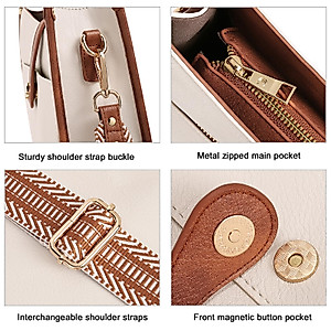 CLUCI Vegan Leather Women's Crossbody Handbags+ Travel Backpack