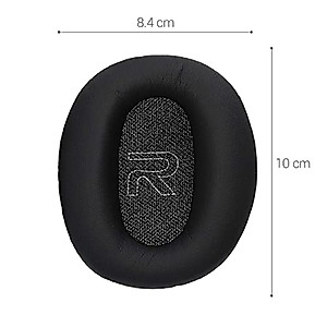 W820BT Replacement Earpads Ear Pad Cushion Cover Compatible with Edifier W820BT W828NB Wireless Over-Ear Headphones (Black)
