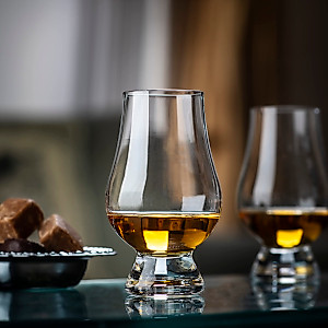 GLENCAIRN Whiskey Glass, Gift Set of 2 in Travel Case