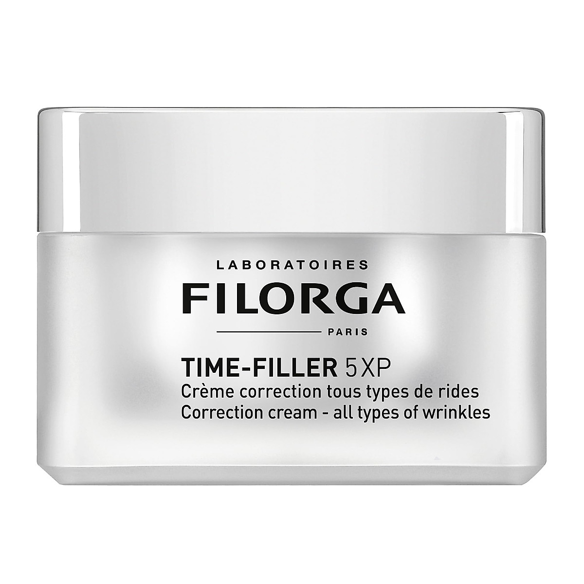 Filorga Time-Filler 5-XP Wrinkle Correction Moisturizing Skin Cream, Enhanced Anti Aging Formula to Reduce and Repair Face, Eye, and Neck Wrinkles and Fine Lines, 1.69 fl oz