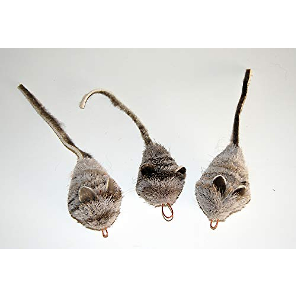 CoolCyberCats Fun Rat Pack 3 Pack of Mice Mouse Refill/Attachment - Fits Wildcat and Popular Bird and Catcher Type Wands/Poles