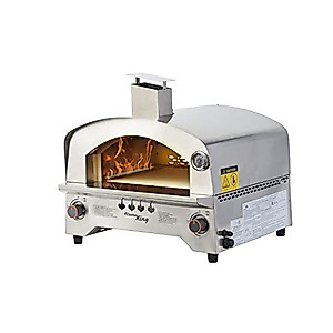 Flame King Propane Gas Pizza & Food Outdoor Oven for Camping, Backyard, Tailgating