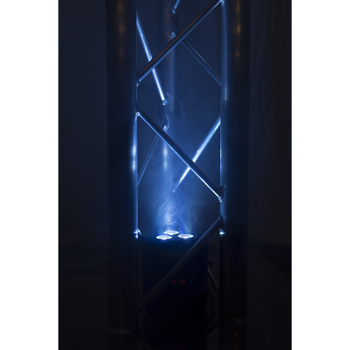 Colorkey, CKU07-2040, Colorkey TrussPar QUAD 3 Black, a lightweight and compact par fixture