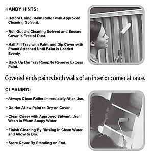 KINGORIGIN Mini Paint Roller Covers, 10 Pack Paint Roller 4 Inch, 3/8" Nap Lint Free Paint Roller Refill, Small Paint Rollers for Touch-Up on Small Spaces