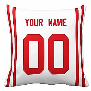 ANTKING Throw Pillow 2 Packs Custom Any Name and Number for Men Youth Boy Gift