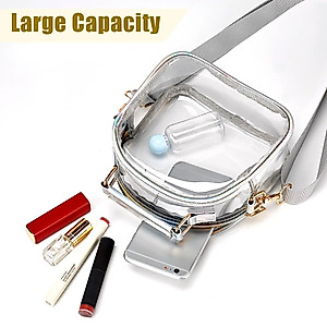 COROMAY Clear Purse for Women, Clear Bag Stadium Approved, Transparent Purse Handbag