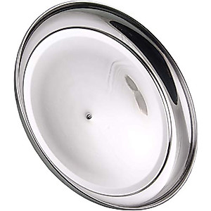 Communion Ware 3 Holy Wine Serving Trays with A Cover - Stainless Steel (Mirror/Silver) Premium Communion Trays for Churches Communion Supplies Church Communion Ware Sets