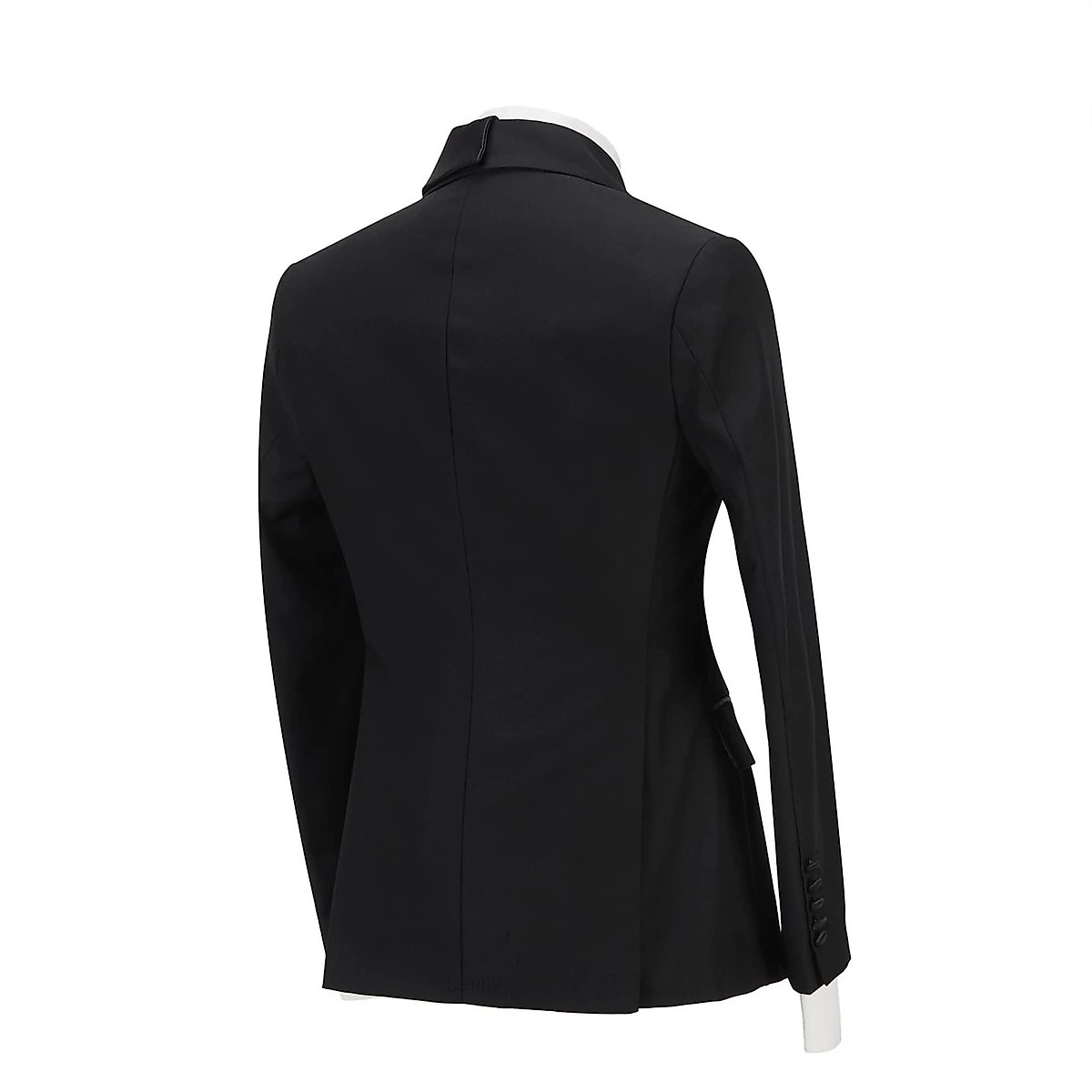 LILIS Mens 2 Piece Suit Slim Fit One Button Solid Formal Wedding Tux Blazer & Pants Black, 40-41