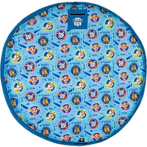 Paw Patrol Play Pouch, Ultimate All-in-1 Play Mat & Toy Storage Bag, Huge 55” Inner Interactive Play Space, Convenient, No-Mess Pack-Away, Portable Playtime Storage Solution, Ages 3+