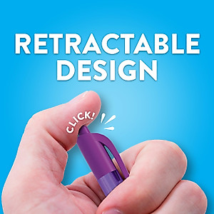 Paper Mate InkJoy 100RT Retractable Ballpoint Pens, Medium Point (1.0mm), Assorted, 20 Count