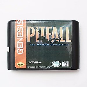 Kruti Pitfall The Mayan Adventure 16 bit MD Game Card For Sega Mega Drive For Genesis