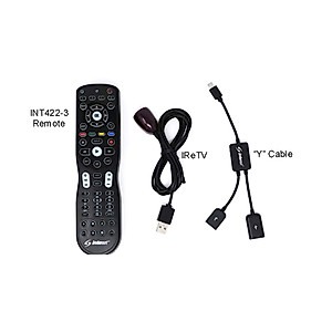 Inteset USB 2.0 & Micro USB OTG Y Cable for Controlling The F-TV Stick, Pendent, or Cube, Supports Wireless Keyboards and The IReTV for Universal Remote Control. (IReTV not Included)