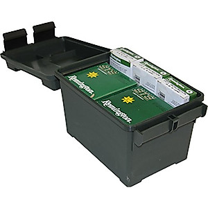 MTM AC45 Ammo Can 45-Caliber Holds 500 Round Case of 45 ACP, Heavy-Duty Dual Latching System, Rugged Polypropylene Plastic, O-Ring Seal System, Water Resistant, USA Made, Forest Green