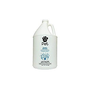 John Paul Pet Tearless Shampoo - Grooming for Dogs and Cats, Clean and Fresh Low PH Formula for Pets, Odor Absorbing, Cruelty Free, Paraben Free, Made in USA - Gallon, Clear, 128 Fl Oz (Pack of 1)