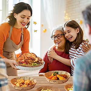 Air Fryer Disposable Paper Liners - Food Grade Non-stick Parchment Paper, 7.9In Upgrade Oil-proof for Air Frying, Baking, Roasting Microwave (100Pcs-Fit 5-8 QT)