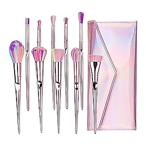 Mini Hairbrush Brush Light Eye System Brush Tools Makeup Set Pink Beauty Brush Loose Eye Powder Brush Cosmetics Makeup