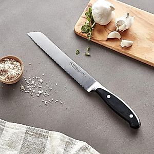 HENCKELS Forged Synergy Bread Knife, 8-inch, Black/Stainless Steel