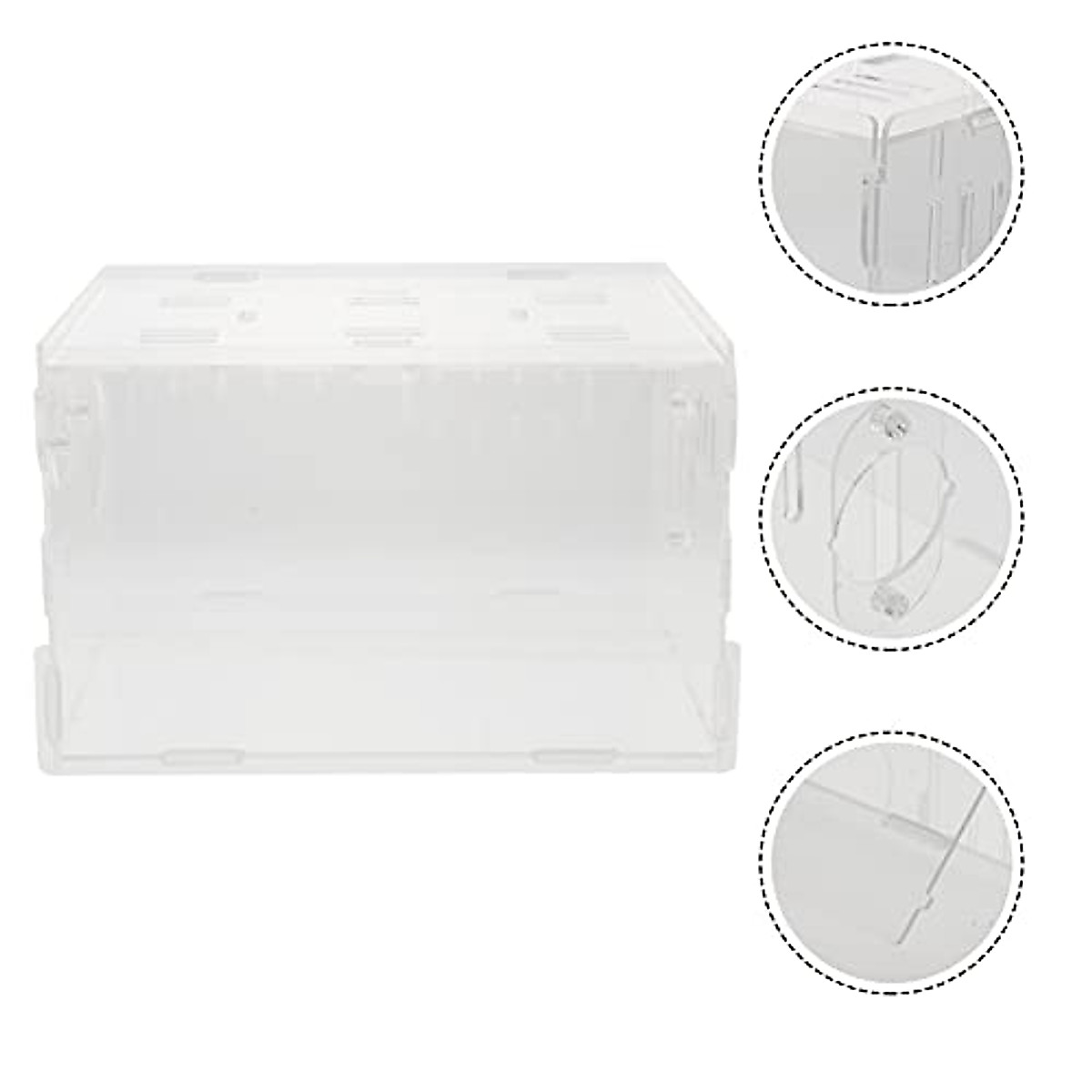 Mipcase Pet Playpen Chinchilla Cage Hamster Supplies Acrylic Small Animal Gerbil House Rabbit cage Bunny Habitat Acrylic Hamster cage Chinchilla Cage Hamster Supplies Chinchilla Cage