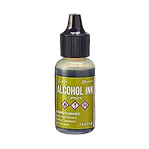 Tim Holtz Alcohol Ink Lettuce