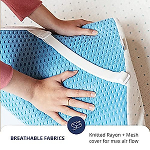 ViscoSoft Twin XL Extra Long Topper + Comforter Bundle