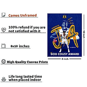 Ja Morant Art Posters, Inspirational Basketball Wall Art, Fun Ja Morant Wall Art for Man Cave Boys Room Decor, Memphis Grizzlies, Motivational Sports Canvas Art Prints, Set of 4 (8"x10" Unframed)