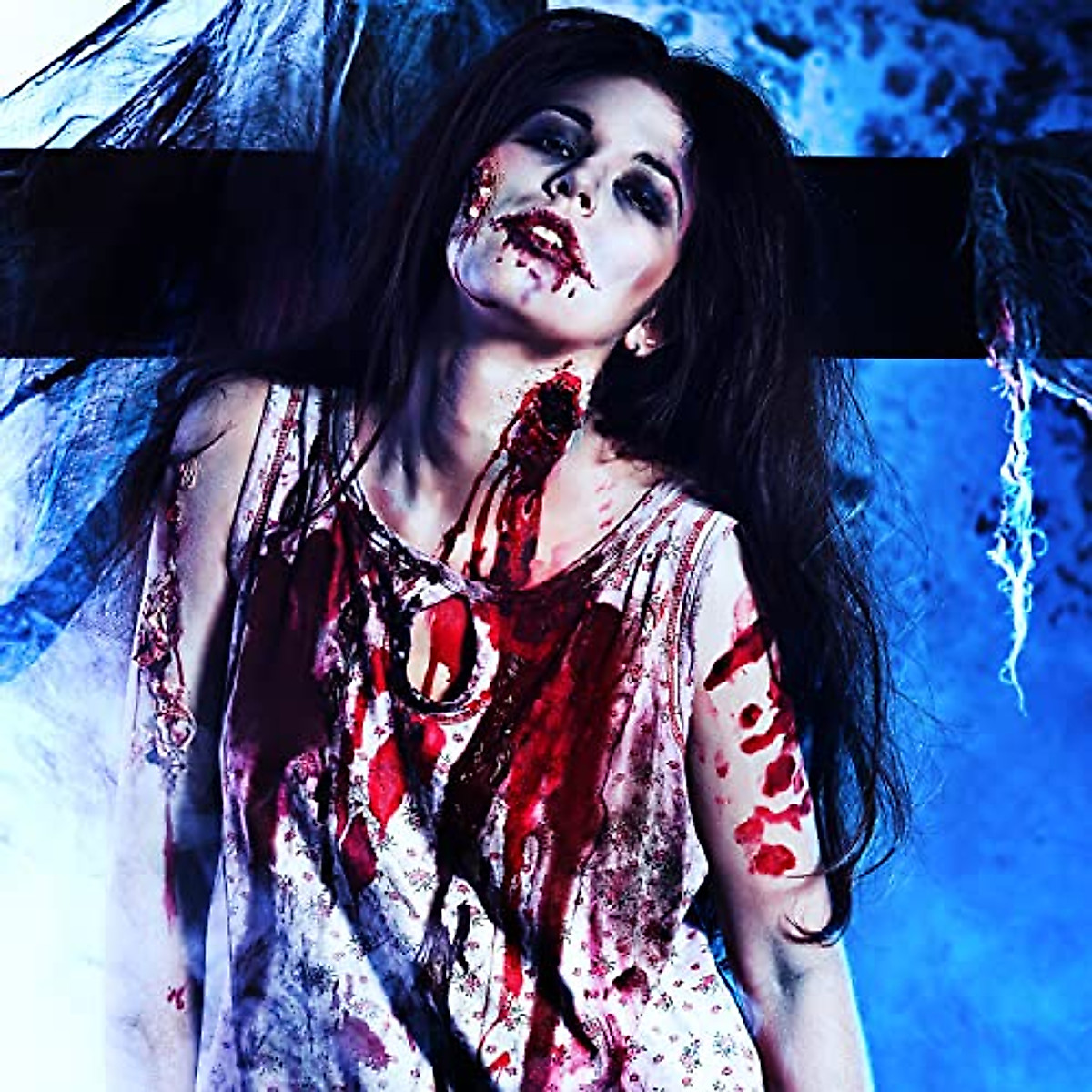 SPOOKTACULAR CREATIONS 2 Packs of 1 oz Fake Halloween Vampire Blood Tubes for Halloween Costume, Zombie, Vampire and Monster Makeup & Dress Up