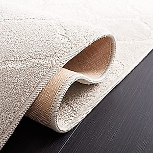 Safavieh Pattern and Solid Collection 5'3" x 7'6" Ivory PNS404A Non-Shedding Trellis Living Room Dining Bedroom Area Rug