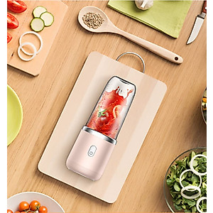 Portable Blender - Mini Blender - GLHDDL Handheld Blender Sport - Small Blender For Milkshakes And Smoothies - Excellent Blending Power - Ldeal For Travel, Home And Office (Single Cup, Pink)