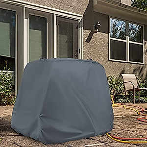 TORUTA Miter Saw Cover 600D Heavy Duty Oxford Cloth 27.55"Lx23.62"Wx27.55"H Water and Sun Protective Cover for Composite Wood Saws