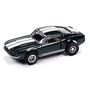 Auto World Xtraction 1967 Shelby GT500 Mustang (Highland Green) HO Scale Slot Car