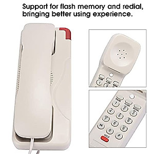 NAHDU Hotel Business Landline Phone Wall Mount Desktop Home Office Telephone Desk Landline Phone