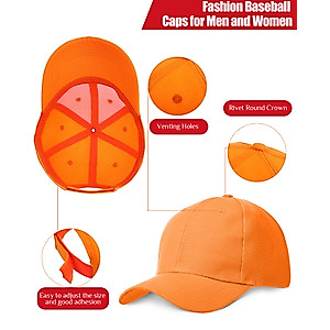 23 Pieces Blank Baseball Caps Bulk Running Retro Adjustable Plain Sports Unisex Trucker Hats for Women Man Multi Colored