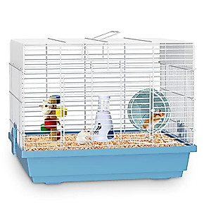Pronetcus Small Hamster Cage, Small Animal Travel Cage - Ideal for Temporary Carrier or Transport of Hamster,Mice, Rats, hampsters, Gerbils, Parrot,Bird,and Baby Squirrels.