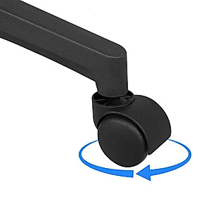 Yaheetech Office Chair Ergonomic Desk Chair Mid-Back Big Cheap Computer Chair Mesh Swivel Chair with Lumbar Support