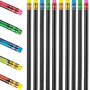 Outus Color Changing Mood Pencil for Kids 2B Changing Fun Pencil Assorted Color Thermochromic Pencils with Eraser for Students Christmas Valentine Birthday Pencils Party Favors(30 Pieces)