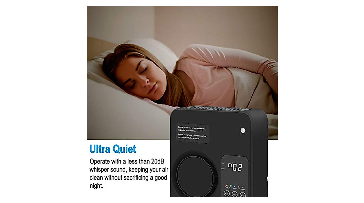 TREKOO Quiet Auto Sensor for Bedroom, Bathroom & Office