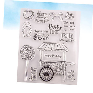 HEALEEP Stamp Sheets Christmas Scrapbook s DIY Scrapbooking Supplies Cling s Clear s Making Supplies Transparent s Postage s Upholstery Supplies Account Finished Chapter Ink Stamps