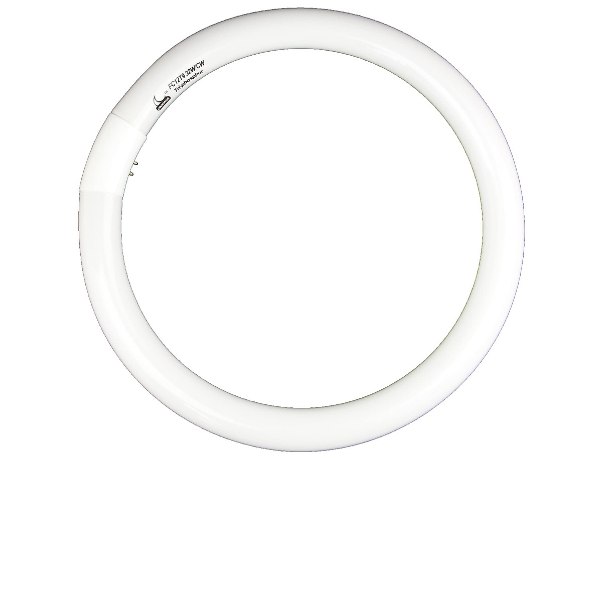 CHKADAWA FC12T9/CW 32W Cool White Round Fluorescent Light Bulb, 12 Inch T9 32 Watts Circular Bulbs, 12'' FCL 32 Circline Bulb 4100K 841, G10q 4 Pin Prong Base, 2 Pack
