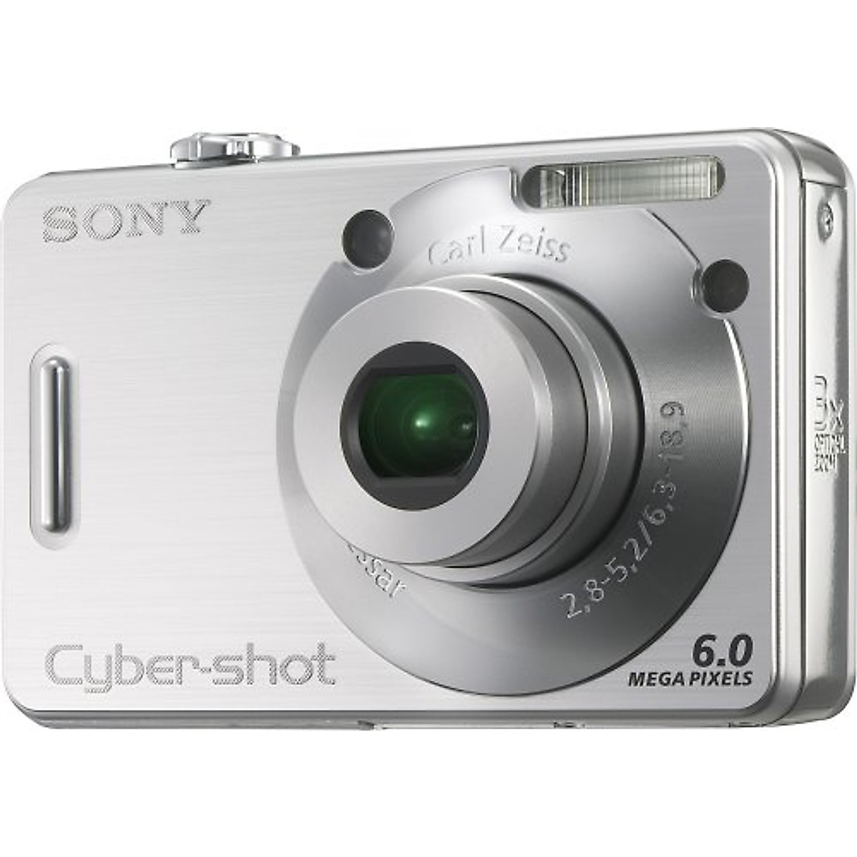 Sony Cybershot DSCW50 6MP Digital Camera with 3x Optical Zoom