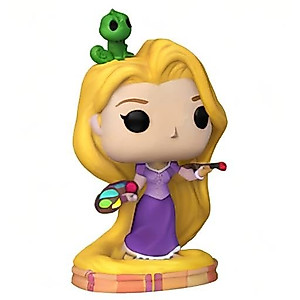 Visit the Funko Store Rapunzel Pop Protector Bundle - Figurine 3.75 Inch Classic Character Ultimate Princess Collection with PET Clear Plastic Case for Collectible Vinyl Figures