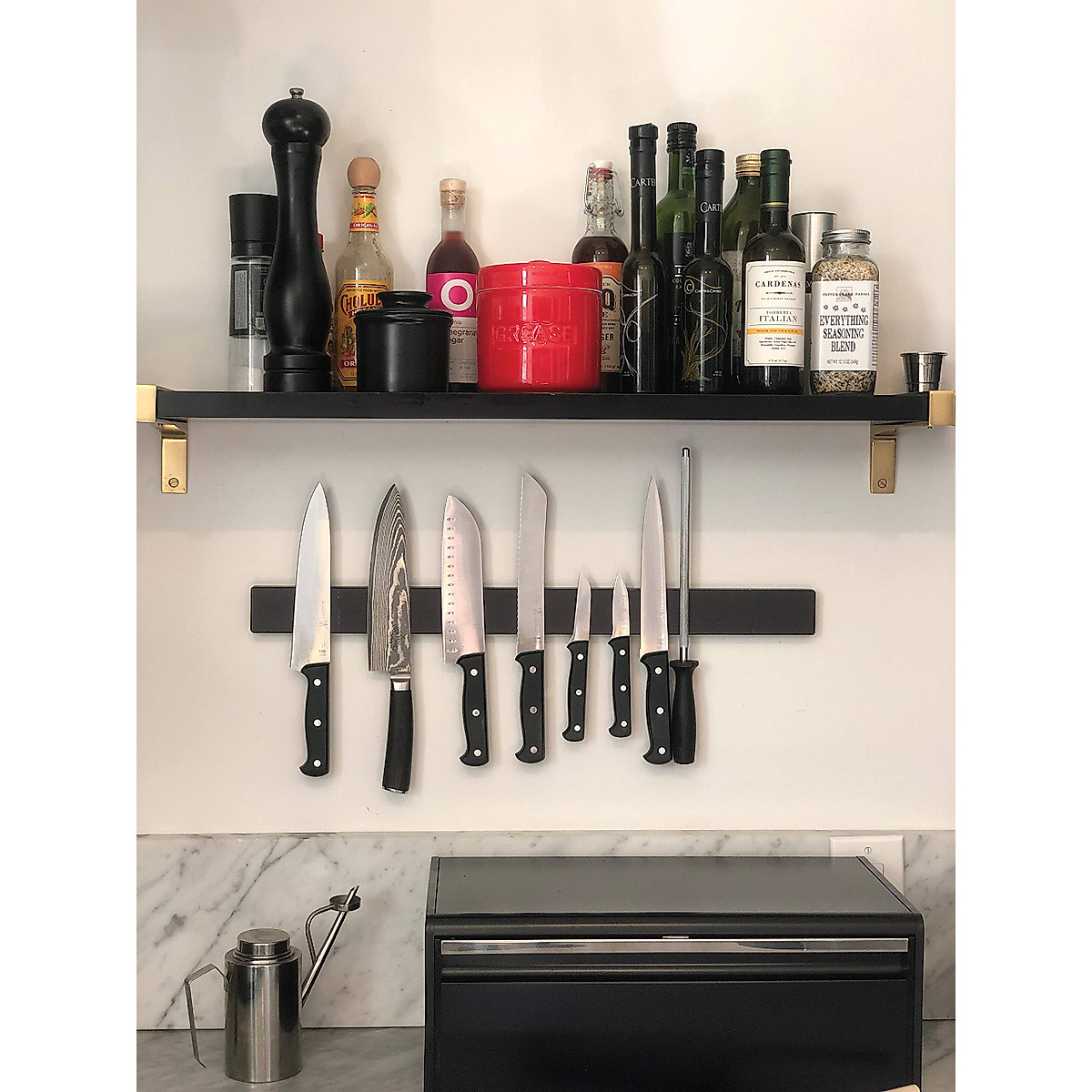 Fox Run Grease Container, 5 x 5 x 5.5 inches, Red